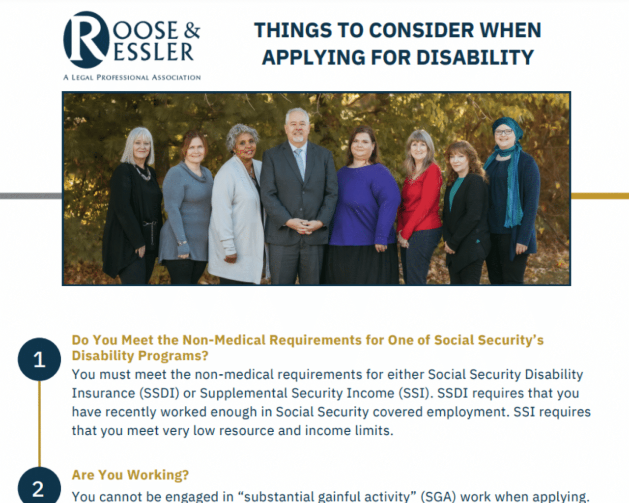 Roose & Ressler Law Firm | Social Security Disability Attorney Ohio